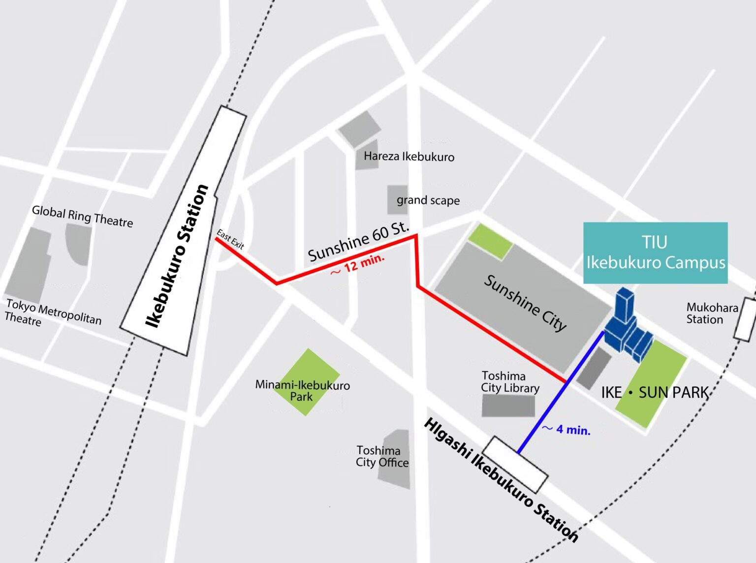 Access Map – TIU Etrack