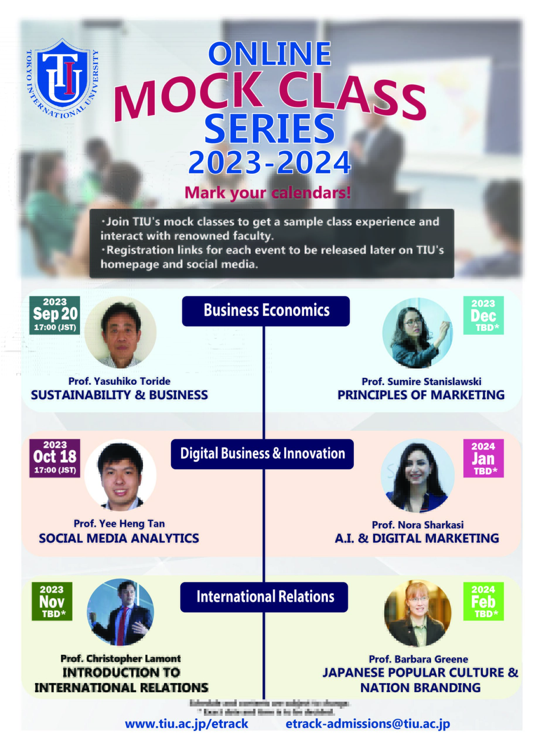 TIU Online Mock Class Series, 2023-2024 – TIU Etrack